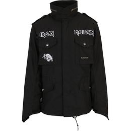 Brandit Herren Allwetterjacke "Brandit IRM M65 Jacket", schwarz, Gr. M, mehrfarbig, 80% Polyester, 20% Baumwolle, Jacken