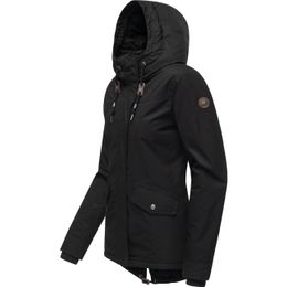 Ragwear Damen Winterjacke "Parkker Warm YOUMODO"schwarz, Gr. 5XL, Obermaterial: 65% Polyester, 35% Baumwolle. Innenfutter: 100% Polyester.