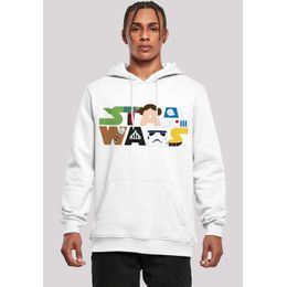 F4NT4STIC Herren Kapuzenpullover "Star Wars Character Logo", wei&szlig;, Gr. L, Obermaterial: 65% Baumwolle, 35% Polyester, Pullover, Print
