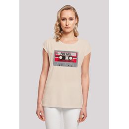 F4NT4STIC Damen T-Shirt "Stranger Things Cassette For Will", wei&szlig;, Gr. XS, Obermaterial: 100% Baumwolle, Shirts, Premium Qualit&auml;t