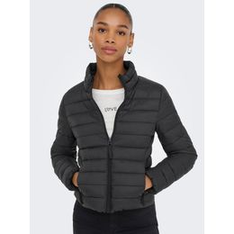Only Damen Steppjacke "ONLTAHIA LW QUILTED JACKET OTW NOOS", schwarz, Gr. XL, unifarben, Steppware, Obermaterial: 100% Nylon, Jacken, Kunstfaser