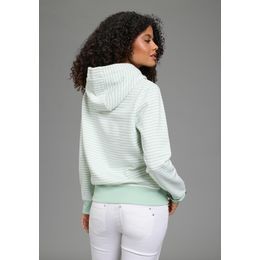 Kangaroos Damen Kapuzensweatshirthellgr&uuml;n, Gr. 52, Sweatware, Obermaterial: 80% Baumwolle, 20% Polyester, Sweatshirts, casual Stil, mit Kapuze und