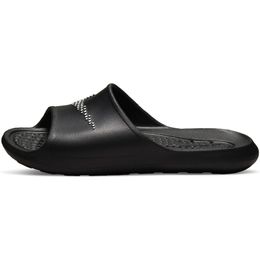 Nike Sportswear Herren Badesandale "VICTORI ONE SHOWER SLIDE", Gr. 47,5, schwarz-wei&szlig;, Synthetik, kontrastfarbene Details, unifarben, Schuhe,