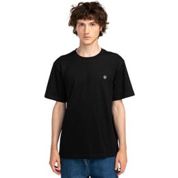 Element Herren Sporttop "Icon Embroidery", schwarz, Gr. S, Obermaterial: 100% Baumwolle., Tops