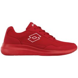 Lotto Damen Sneaker, Gr. 38, rot, Kunstfaser, Synthetik, unifarben, Schuhe, - besonders leicht & bequem
