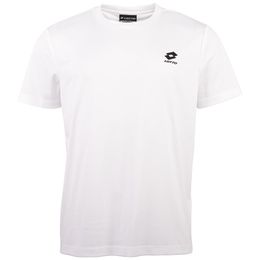 Lotto Herren Rundhalsshirt, wei&szlig;, Gr. XXL, unifarben, 100% Polyester, Shirts, - atmungsaktiv und schnelltrocknend