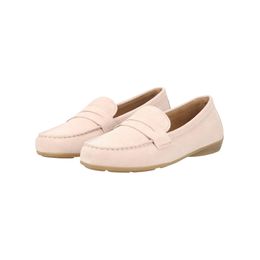 Gabor Damen Slipper "Gabor Halbschuhe Leder", Gr. 39, beige, Leder, Schuhe