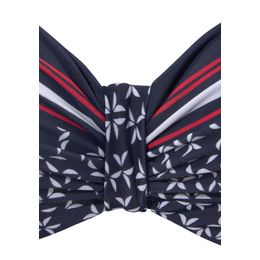 Lascana Damen B&uuml;gel-Bikini-Top "Minimal", blau, Gr. 38, Polyamid, Bikini-Oberteile, mit verstellbaren Tr&auml;gern