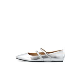 Bianco Ballet Flats 'Rose' female Silver size 41