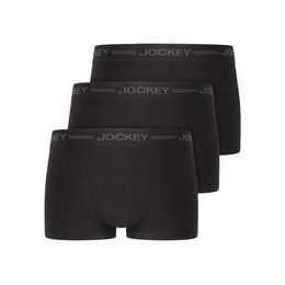 Jockey Herren Trunk "Everyday Seamless", Gr. L, schwarz, Jersey, Obermaterial: 78% Viskose, 18% Polyamid, 4% Elasthan, unifarben, Unterhosen, nahtlos