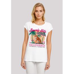 F4NT4STIC Damen T-Shirt "Beverly Hills California Glamour Summer", wei&szlig;, Gr. 5XL, Obermaterial: 100% Baumwolle, Shirts, Premium Qualit&auml;t