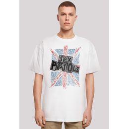 F4NT4STIC Herren T-Shirt "Sex Pistols Anarchy Flag", wei&szlig;, Gr. XXL, Obermaterial: 100% Baumwolle, Shirts, Premium Qualit&auml;t