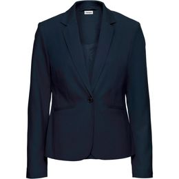 bonprix Damen Jackenblazer "Blazer", blau, Gr. 36, Obermaterial: 76% Polyester, 22% Viskose, 2% Elasthan. Futter: 100% Polyester, Blazer, f&uuml;r