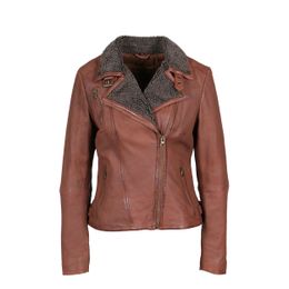 Lederjacke Freaky Nation "Cold Princess-FN", Damen, Gr. M (38), braun, Oberstoff: 100% Leder; Futter: 100% Baumwolle, normal, Jacken