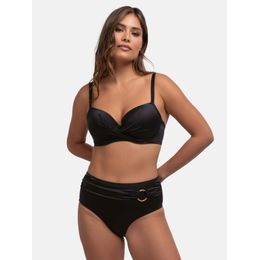 Dorina Damen Triangel-Bikini-Top "Azores", schwarz, Gr. 90, unifarben, Microfaser, Obermaterial: 71% Polyester, 16% Elasthan, 13% Polyamid,