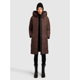 Khujo Damen Steppmantel "JILIAS5", braun, Gr. M, unifarben, 100% Polyester, M&auml;ntel