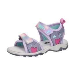 Lico M&auml;dchen Sandale "Sandale Blacky V", Gr. 29, lila, Synthetik, Schuhe