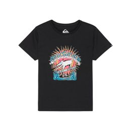 Quiksilver Jungen T-Shirt "Ev Animal Surfer"schwarz, Gr. 6, Obermaterial: 70% Walkfrottier, 30% Walkfrottier;, Shirts