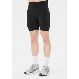 Endurance Herren Funktionstights "Strong"schwarz, Gr. XXXL, unifarben, 77% Polyester, 23% Elasthan, Hosen, f&uuml;r ein angenehmes Tragegef&uuml;hl beim Laufen