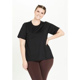 Q BY ENDURANCE Herren Funktionsshirt "Amarie", schwarz, Gr. 44, unifarben, 85% Nylon, 15% Elasthan, Shirts, mit praktischer Quick-Dry-Technologie
