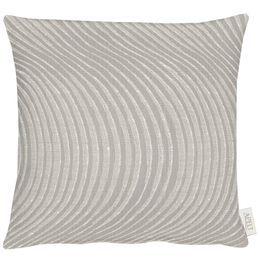 Dekokissen Apelt, B:48cm L:48cm, beige, Kunstfaser, Dekokissen_Sitzkissen_Kissenh&uuml;llen, "2913", Kissenh&uuml;lle mit F&uuml;llung, 1 St&uuml;ck