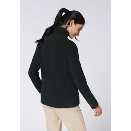 Chiemsee Damen Fleecejackeschwarz beauty, Gr. XS, 100% Polyester, Jacken