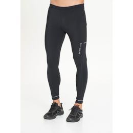 ELITE LAB Herren Lauftights "RUN ELITE X1 M Winter", schwarz, Gr. S, unifarben, 72% Nylon, 28% Elasthan, Hosen, mit w&auml;rmender Fleeceinnenseite