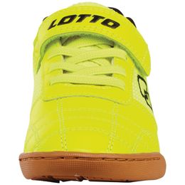 Lotto Kinder Hallenschuh, Gr. 38, gelb, Kunstfaser, Synthetik, mehrfarbig, Schuhe, - mit nicht-f&auml;rbender Sohle