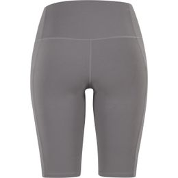 Urban Classics Damen Radlerhose "Urban Classics Ladies Cycling Short Ladies Cycling Short"senior grau, Gr. L, unifarben, 80% Nylon, 20% Elasthan,