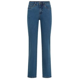 Arizona Damen Gerade Jeans "Comfort-Fit", blau, Basic, Gr. 50, Jeans, Obermaterial: 98% Baumwolle, 2% Elasthan, Jeans, High Waist