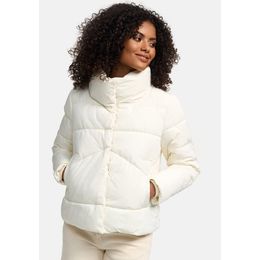 Marikoo Damen Winterjacke "Jalliaa", wei&szlig;, Gr. XXXL, Obermaterial: 100% Polyester. Innenseite: 100% Polyester, Jacken, mit sch&ouml;nem Steppdesign