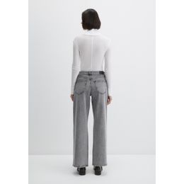 Mavi Damen Weite Jeans "MALIBU"light grau 90's, Gr. 30, 94% Baumwolle, 5% Polyester, 1% Elastan, Jeans, Wide Leg Jeans