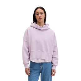Marc O'Polo MARC O'POLO Damen Sweatshirt "mit recycelter Baumwolle", lila, Gr. L, unifarben, Obermaterial: 100% Baumwolle, Sweatshirts