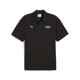 Puma Herren Poloshirt "Porsche Legacy Polo Herren", schwarz, Gr. M, clean, Obermaterial: 100% Baumwolle; Kragen: 100% Baumwolle, Shirts