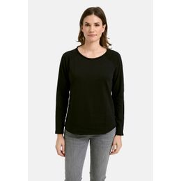 Smith & Soul SMITH & SOUL Damen Langarmshirt, schwarz, Gr. XL, clean, unifarben, Jersey, Obermaterial: 100% Baumwolle, Shirts, mit Rundhalsausschnitt