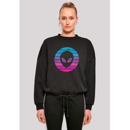 F4NT4STIC Damen Sweatshirt "Alien Kopf", schwarz, Gr. XL, Obermaterial: 65% Baumwolle, 35% Polyester, Sweatshirts, Premium Qualit&auml;t