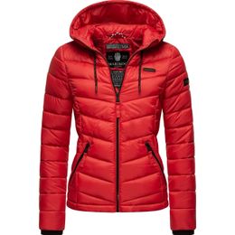 Marikoo Damen Steppjacke "Kuala", rot, Gr. S, Obermaterial: 100% Nylon; Futter: 100% Polyester; Wattierung: 100% Polyester; &Auml;rmelfutter: 100%