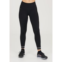 ELITE LAB Damen Trainingstights "Run Elite X2", schwarz, Gr. 36, unifarben, 72% Nylon, 28% Elasthan, Hosen, mit gewebest&uuml;tzender Funktion