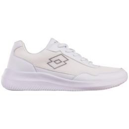 Lotto Damen Sneaker, Gr. 38, wei&szlig;, Kunstfaser, Synthetik, unifarben, Schuhe, - besonders leicht & bequem