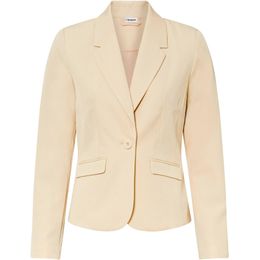bonprix Damen Kurzblazer "Kurzblazer", beige, festlich, Gr. 50, Obermaterial: 95% Polyester, 5% Elasthan. Futter: 100% Polyester, Blazer, eleganter