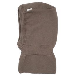 MaxiMo Jungen Schlupfm&uuml;tze, grau, Gr. 51, unifarben, Strick, Wolle, M&uuml;tzen, aus Wolle