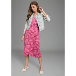 Laura Scott Damen Sommerkleidpink, gemustert, Gr. 44, Paisley, Jersey, Obermaterial: 95% Viskose, 5% Elasthan, Kleider, mit Paisley-Optik, aus