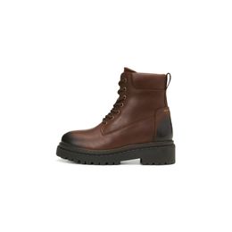 Marc O'Polo MARC O'POLO Damen Stiefelette "mit Innenzipper", Gr. 37, braun, Obermaterial: 100% Leder (Rind), unifarben, Schuhe