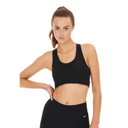 ENDURANCE ATHLECIA ATHLECIA Damen Sport-BH "Lunny", Gr. S, schwarz, 78% Polyester, 22% Elasthan, unifarben, BHs, mit leichtem Support