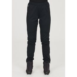 Endurance Damen Stoffhose "Lindahl", schwarz, Gr. 42, unifarben, 100% Polyester, Hosen, mit praktischen Reflektoren