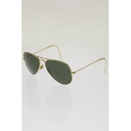 Ray-Ban Sonnenbrille Damen Gr&ouml;&szlig;e One Size Second Hand gold