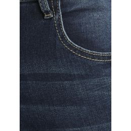 Arizona Damen Bootcut-Jeans "Ultra-Stretch", blau, Basic, Gr. 48, Denim/Jeans, Obermaterial: 74% Baumwolle, 24% Polyester, 2% Elasthan, Jeans,