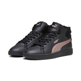 Puma Herren Sneaker "Smash 3.0 Mid WTR Sneakers Erwachsene", Gr. 39, rosa, Obermaterial: Leder; Futter: Textil; Laufsohle: Gummi, Schuhe