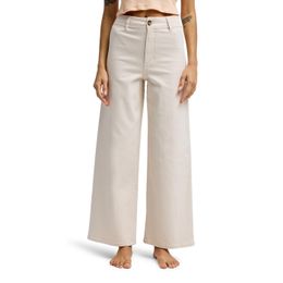 Billabong Damen Stoffhose "Free Fall Twill"sea salt, Gr. 28, Obermaterial: 98% Walkfrottier, 2% Elasthan;, Hosen