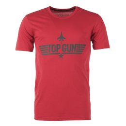 Top Gun Herren T-Shirt "PP201011", rot, Gr. S, Obermaterial: 100% Baumwolle, Shirts